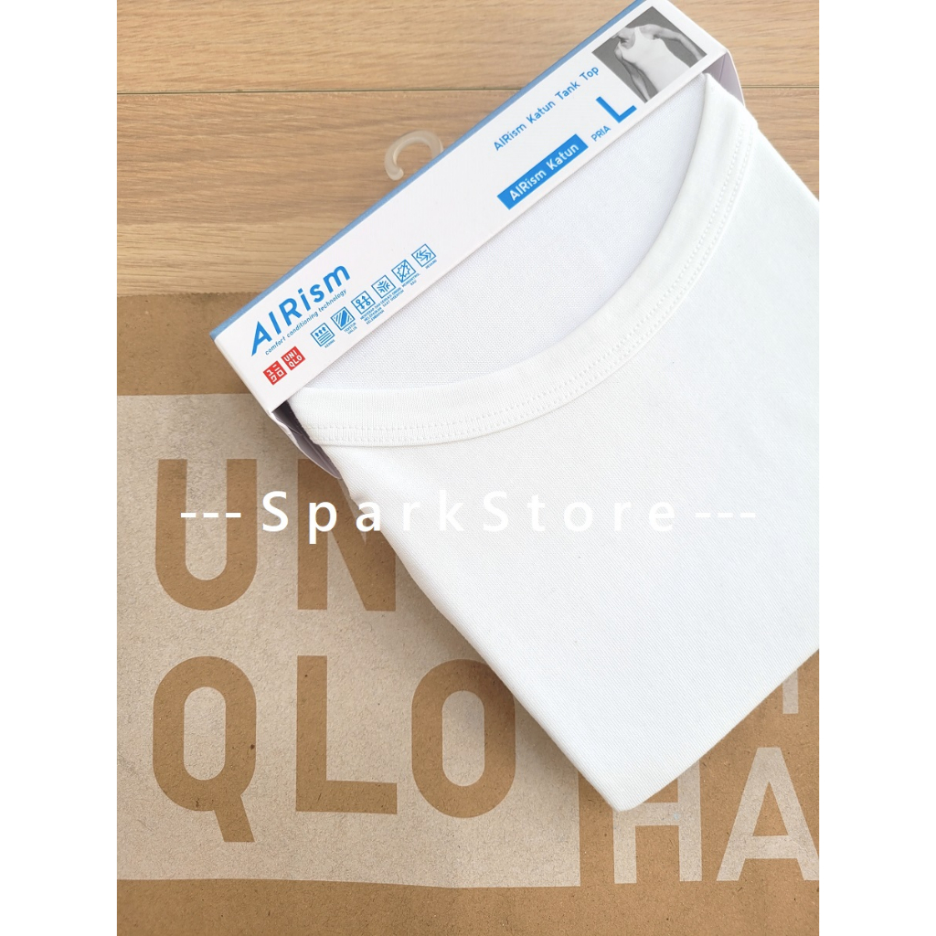 Jual [NEW][BARU] Uniqlo Kaos Dalam Airism Katun Tanpa Lengan Tank Top ...