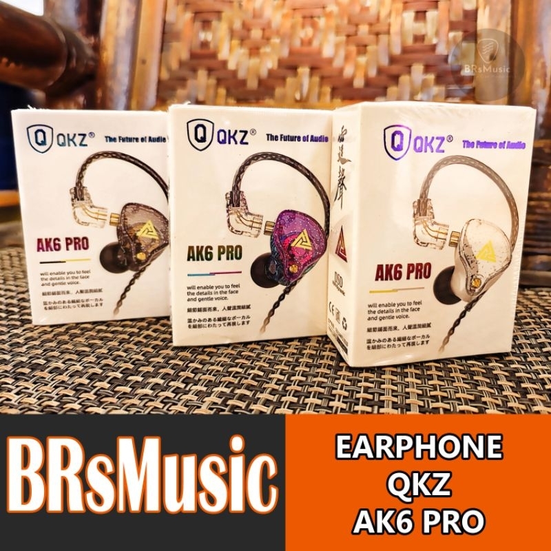 Jual Earphone QKZ AK6 Pro Detachable With Mic Headset Gaming HIFI ...