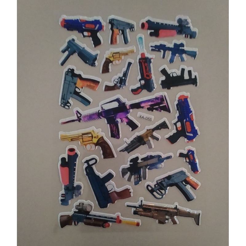 Jual Stiker timbul SENJATA 14x26cm | Shopee Indonesia