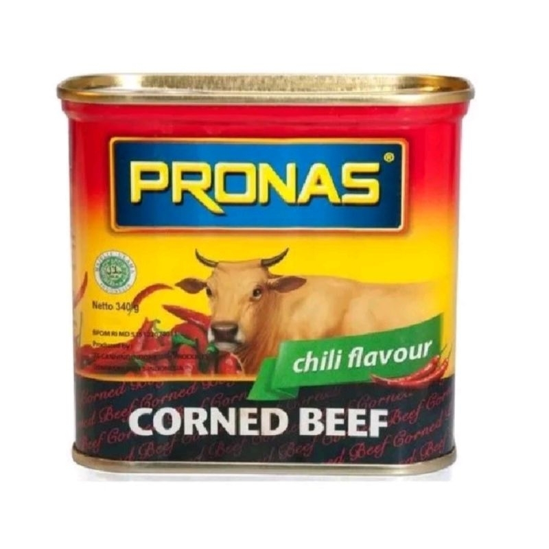 Jual Kornet Sapi Pronas pedas 340g | Shopee Indonesia