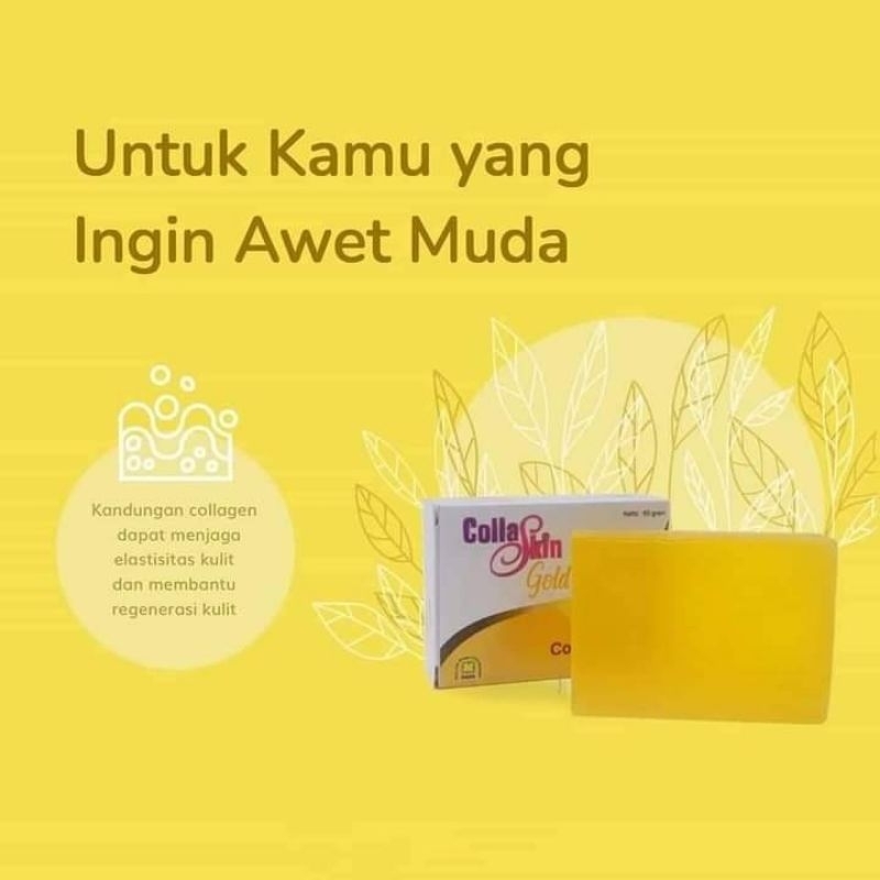 Jual COLLASKIN GOLD : COLLAGEN Soap (Sabun Batang) | Shopee Indonesia