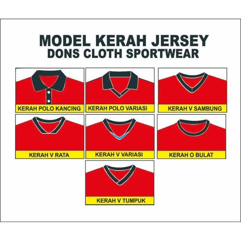 Jual Kerah jersey | Shopee Indonesia
