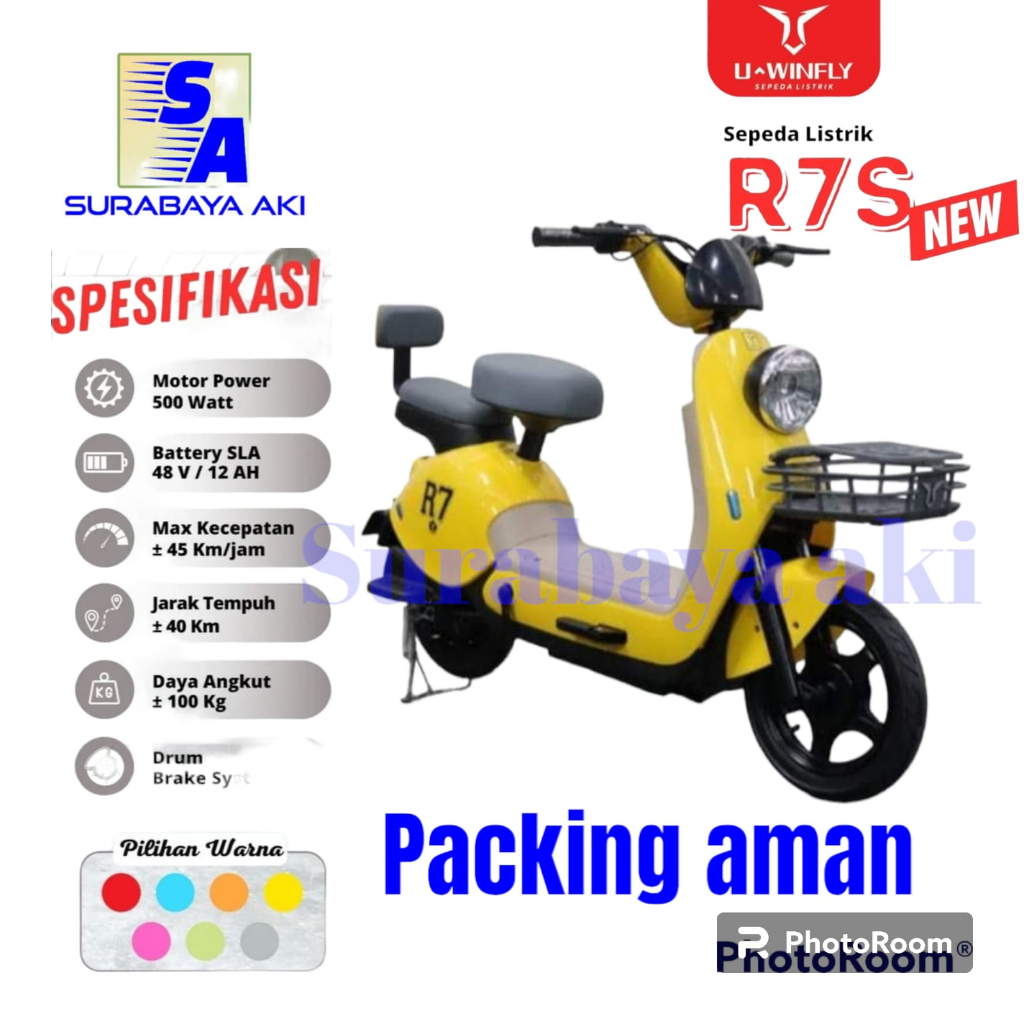 Jual Sepeda Listrik Uwinfly D7D TERBARU NEW SERIES D7D UWINFLY D8s M60 ...