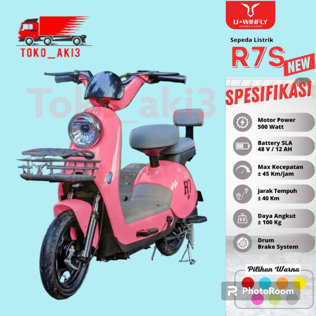 Jual SEPEDA LISTRIK UWINFLY R7S NEW SERIES SEPEDA LISTRIK UWINFLY R8S U ...