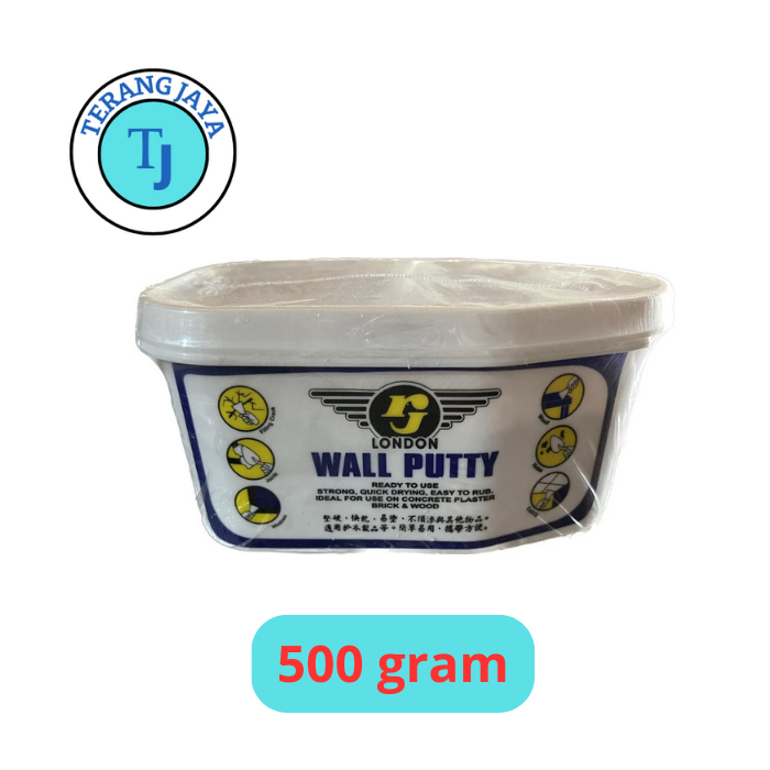 Jual Plamir Dempul Tembok Wall Putty Rj 500 gram - 0,5 kg | Shopee ...