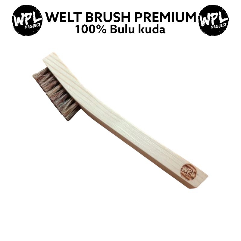 Jual sikat sepatu/Welt Brush Premium 100% bulu kuda | Shopee Indonesia