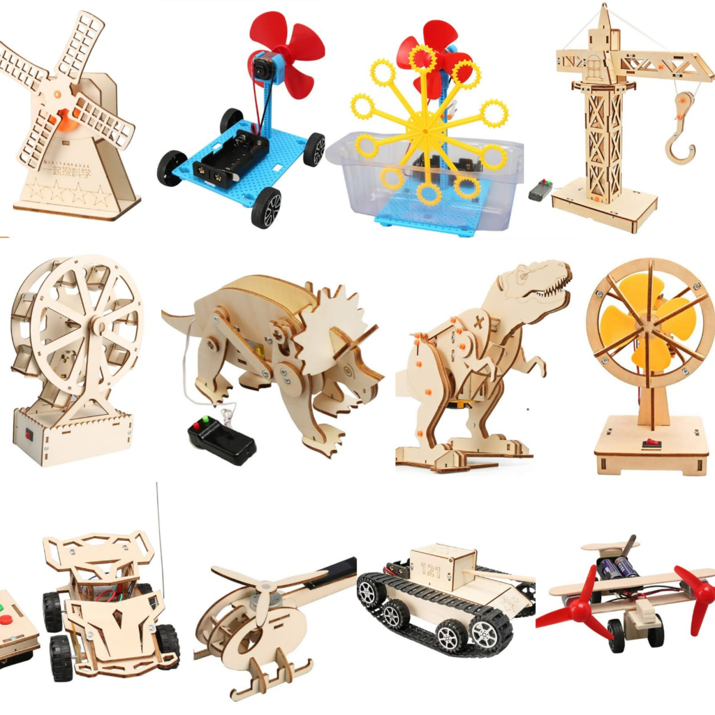 Jual Part 2 / Mainan Edukasi Sains DIY Rakitan Puzzle Kayu Science ...