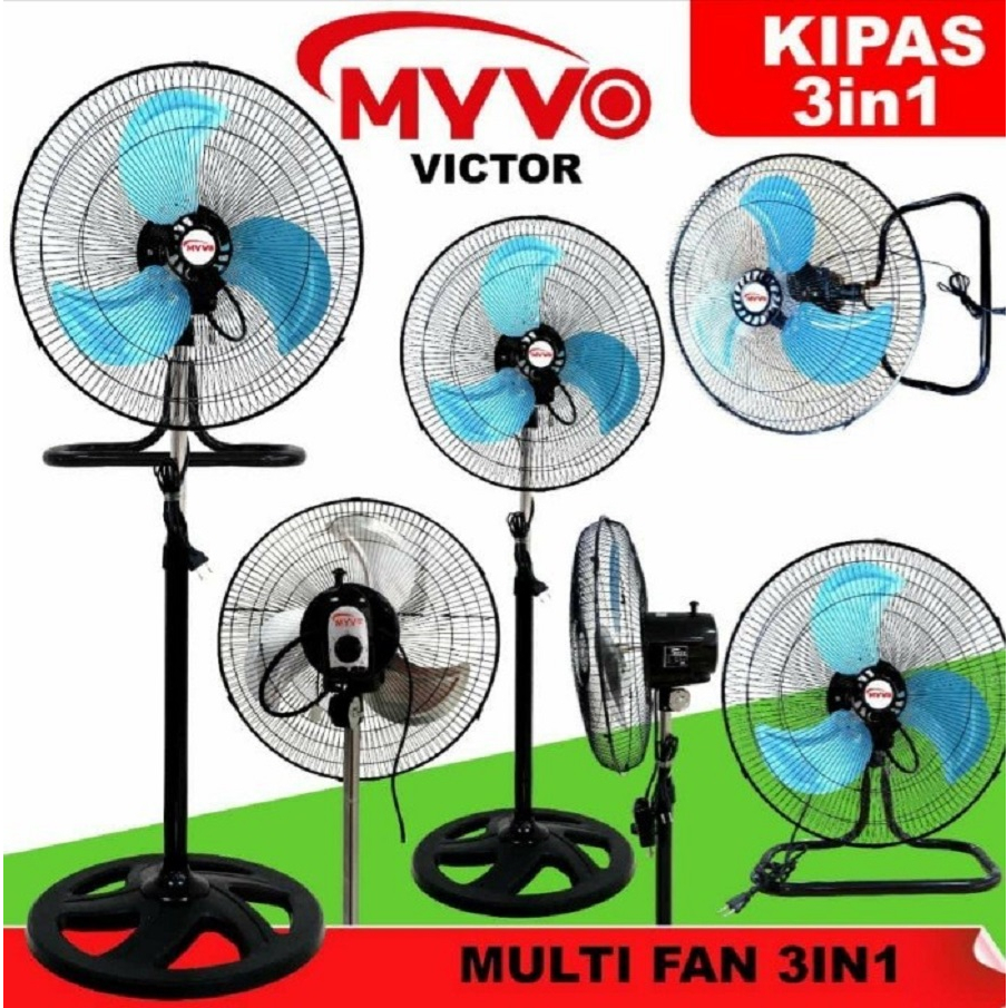 Jual STANDFAN STAND FAN 3IN1 AOYAMA VISALUX PROFAN TRISONIC YASAKA ...