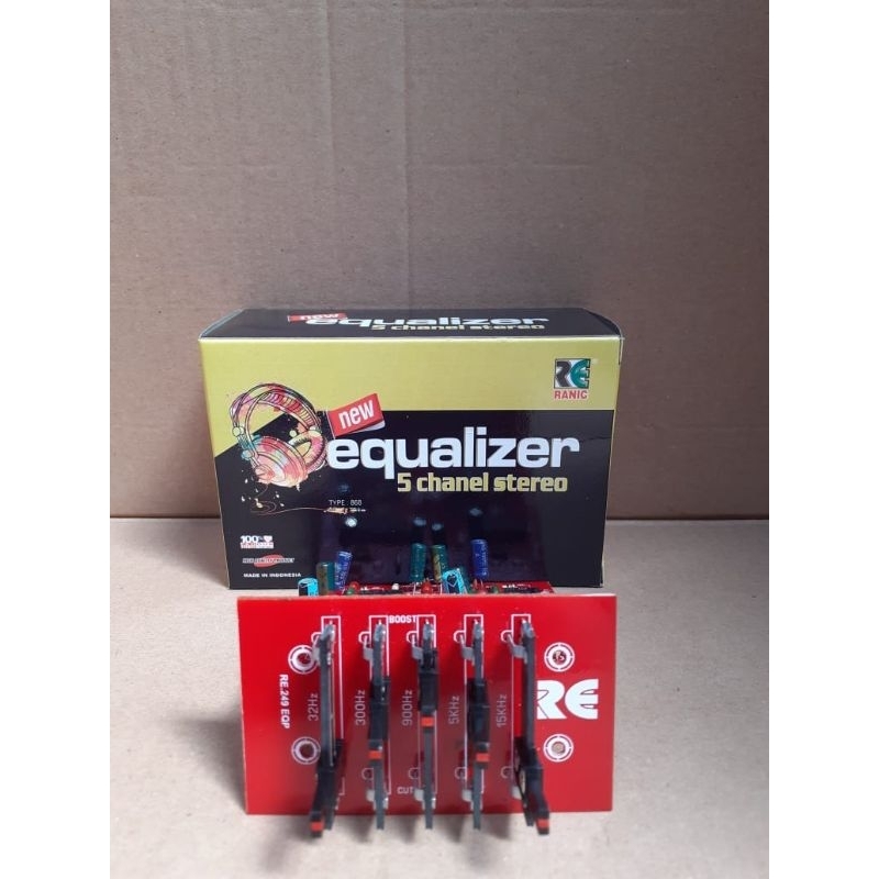 Jual Kit Equalizer 5 Channel Stereo TL074 | Shopee Indonesia
