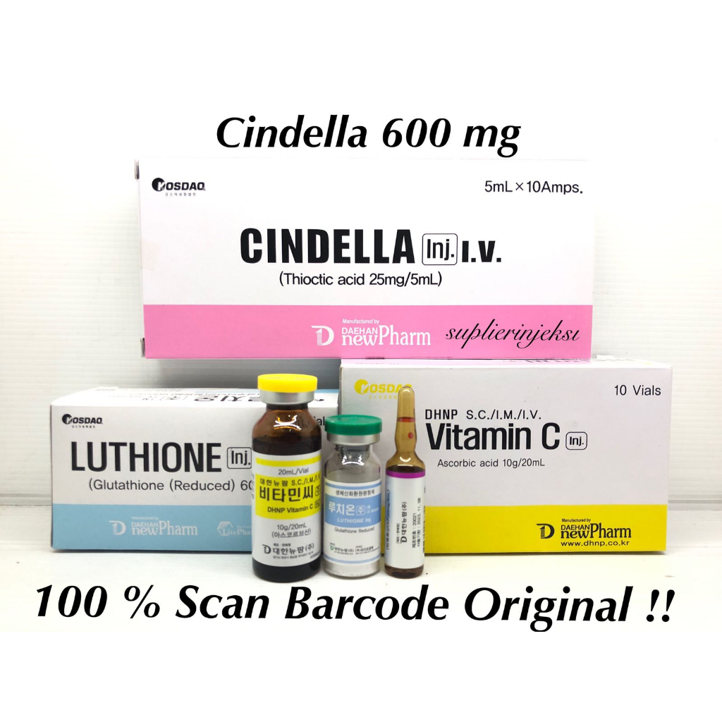 Jual 5 SET C600MG CINDELLA original korea (bisa scan barcode ...