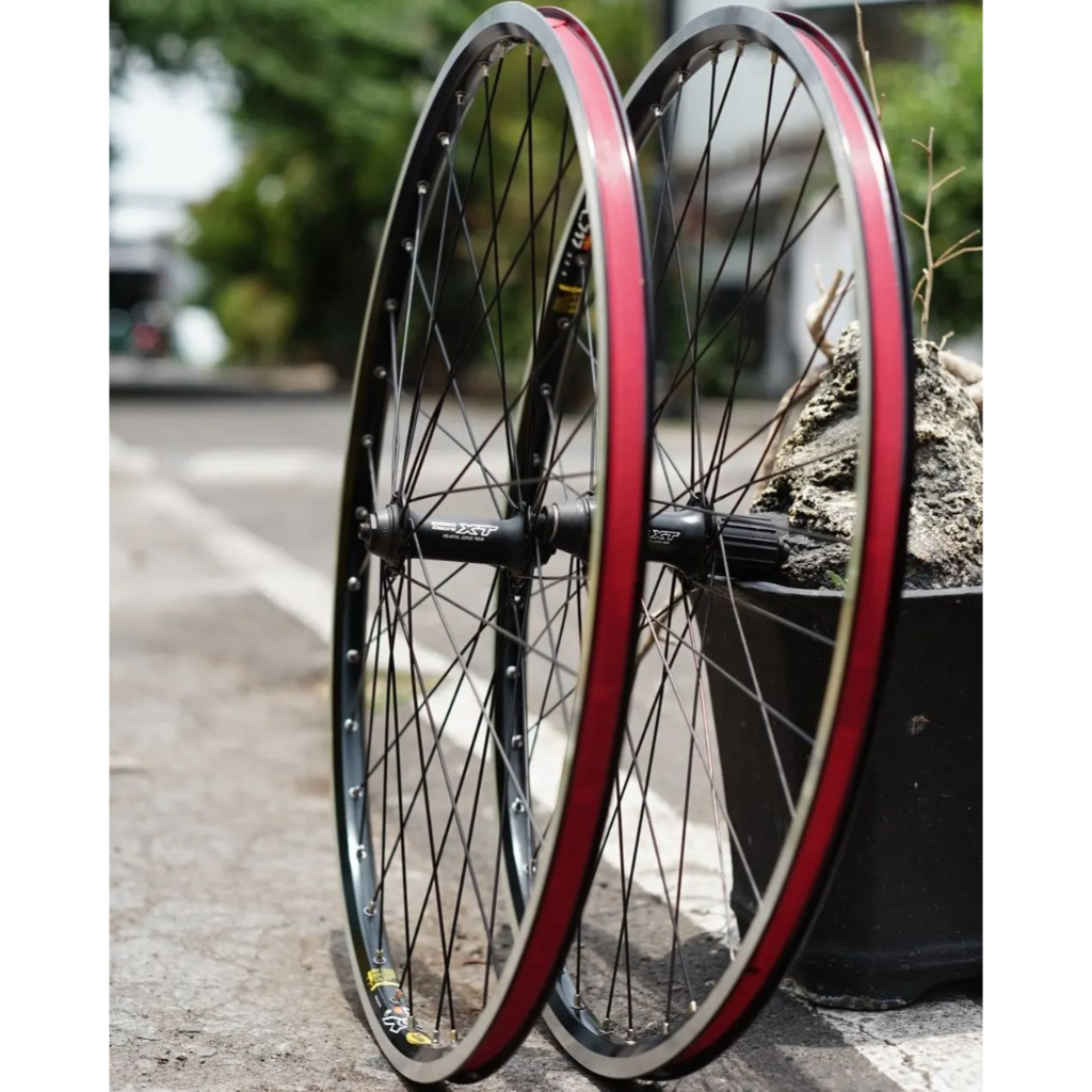 Jual Wheelset 26 MTB Deore XT Rims Mavic 717 Hub Fhub Deore XT M760 ...