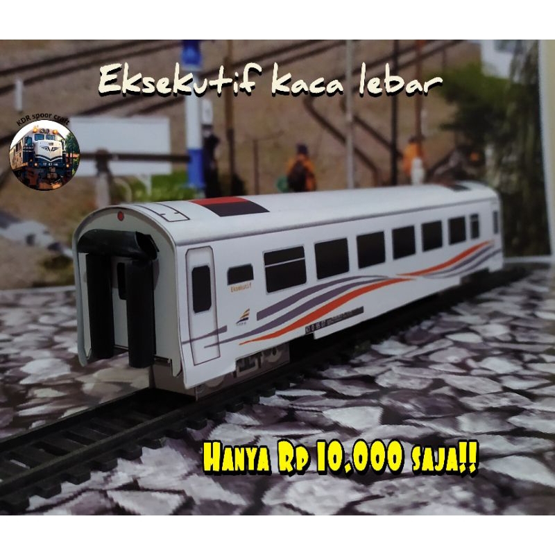 Jual MINIATUR KERETA API INDONESIA - Kereta Eksekutif K1 Kaca Lebar ...