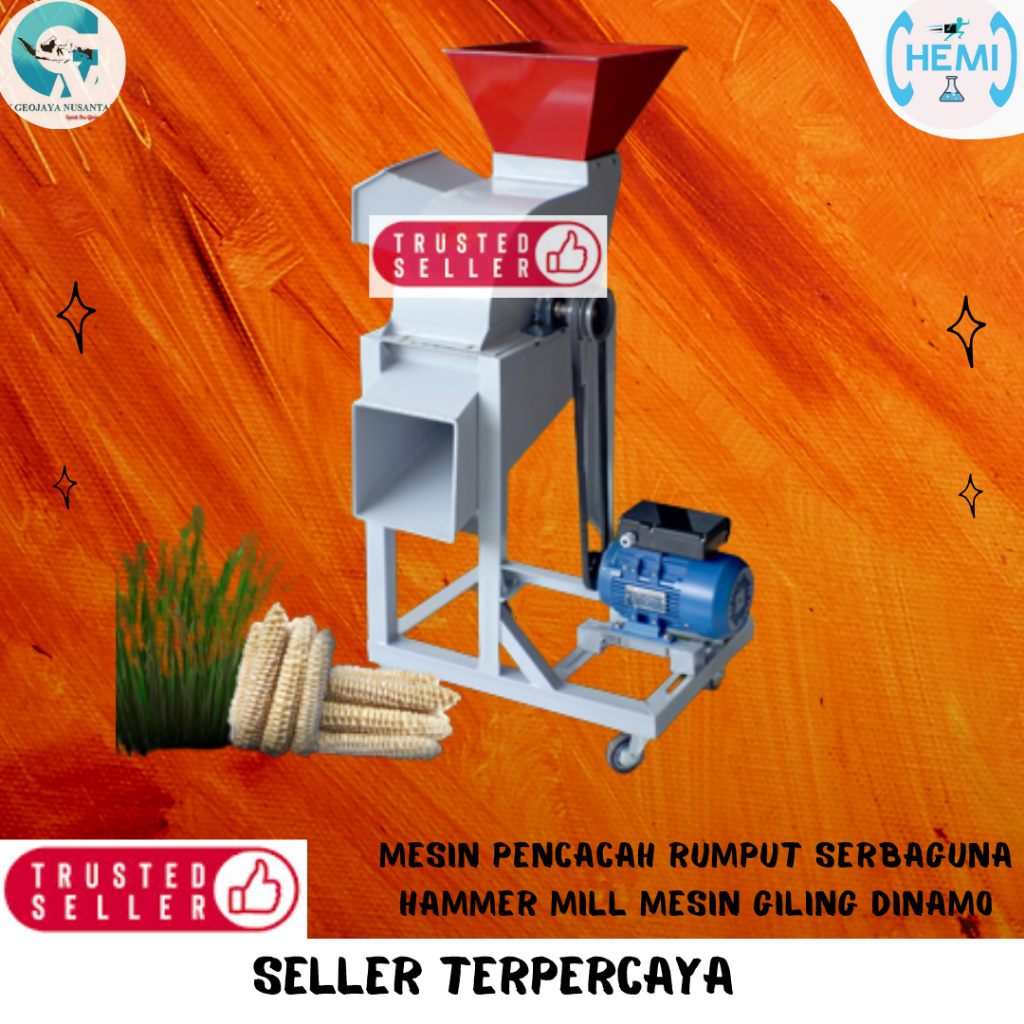 Jual Mesin Pencacah Rumput , Hammer Mill Mesin Giling Dinamo ECO ...