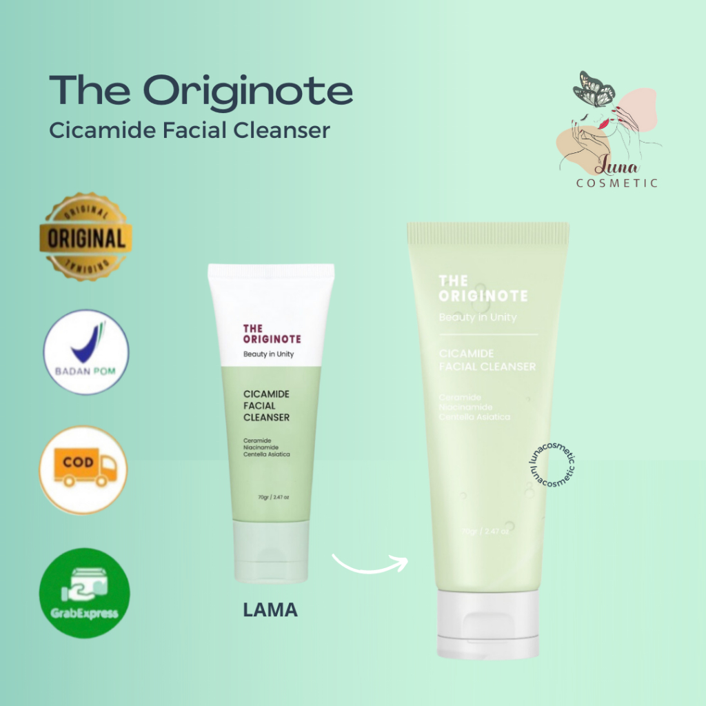 Jual The Originote Cicamide Facial Cleanser 70gr - Face Wash Sabun Cuci ...