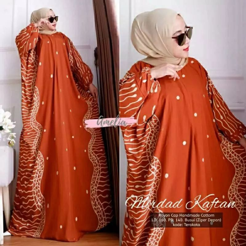 Jual Kaftan Rayon Mirdad Kaftan Rayon Twill Jumbo Tebal Premium Busui ...