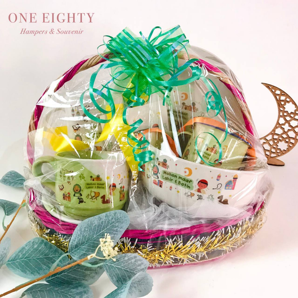 Jual Parcel Lebaran Keramik Custom Cantik Lucu Hampers Lebaran Pecah ...