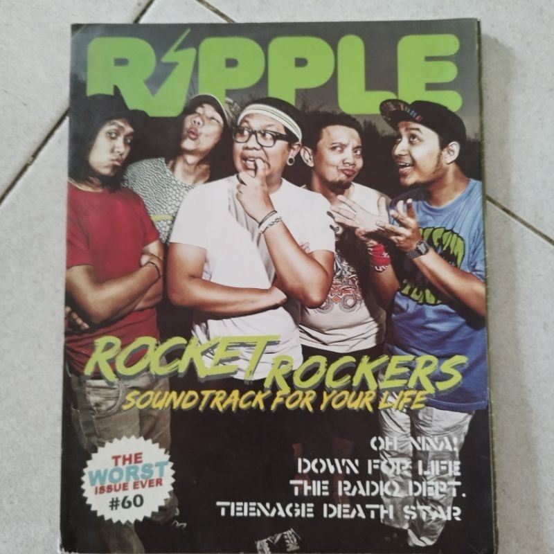 Jual Majalah Ripple cover Rocket Rockers, Teenage Death Star, Down For ...