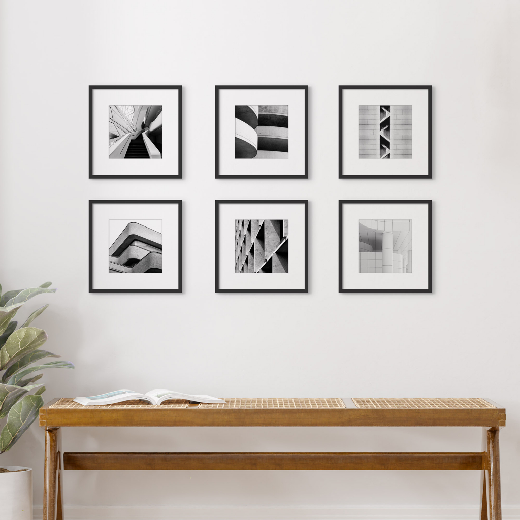 Jual Poster House gallery wall ARCHITECTURE SERIES - frame plus poster ...