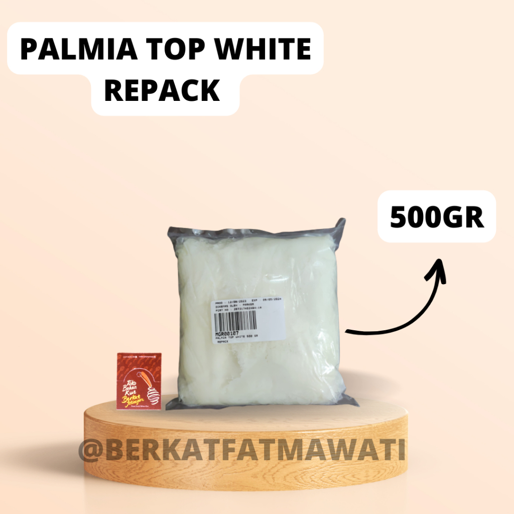 Jual PALMIA TOP WHITE 500GR REPACK | Shopee Indonesia