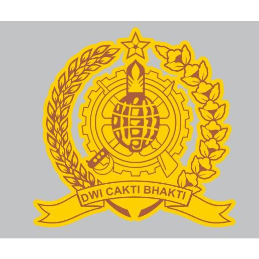 Jual Kedai Creative Logo Dwi Cakti Bhakti Akrilik Mirror Gold Silver ...