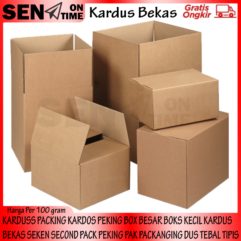 Jual Karduss Packing Seken Kardus Bekas Second Sekend Kardos Peking Pak ...