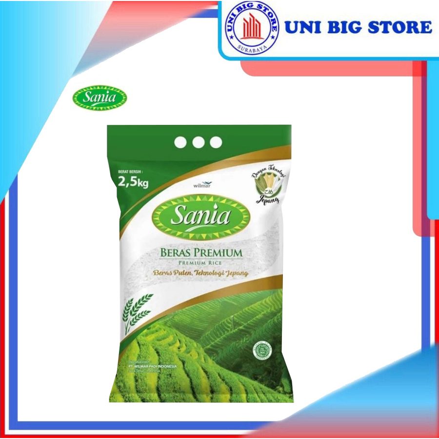 Jual Sania Beras Putih Premium 2.5 kg White Rice | Shopee Indonesia
