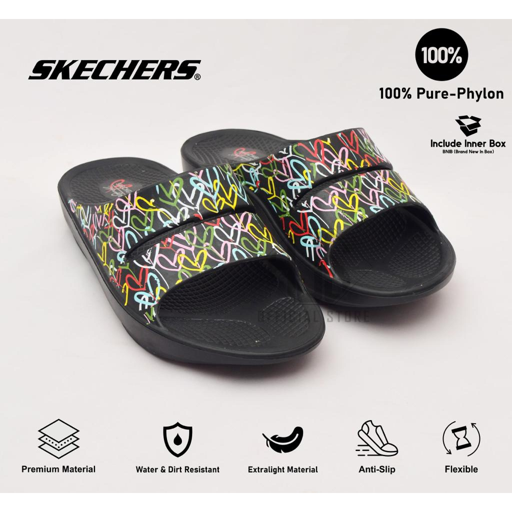 Jual Sandal Wanita Skechers Sendal Selop Wanita Sendal Slop Cewek ...
