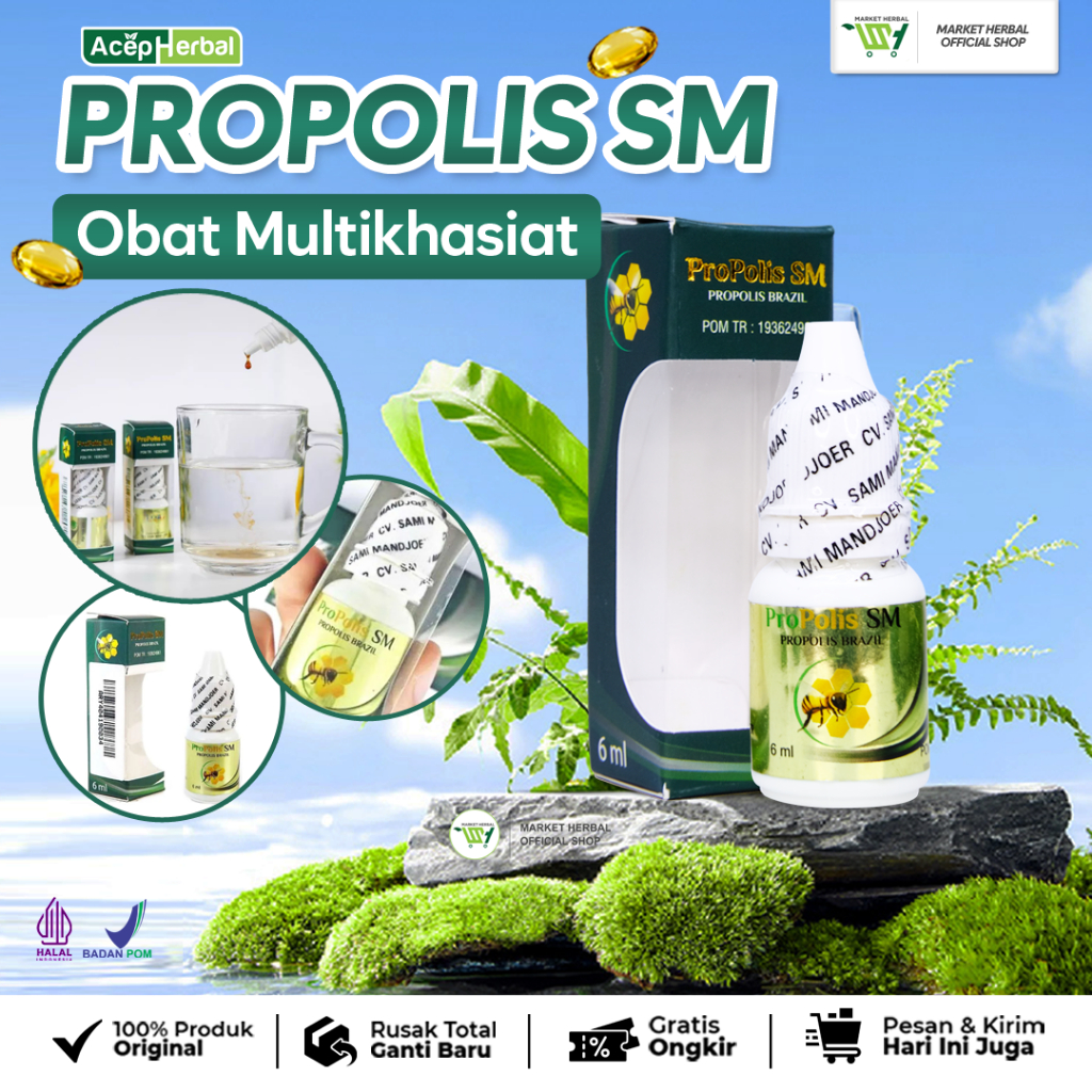 Jual Propolis SM Brazilian Original Multy Khasiat Ekstrak Brazilian ...