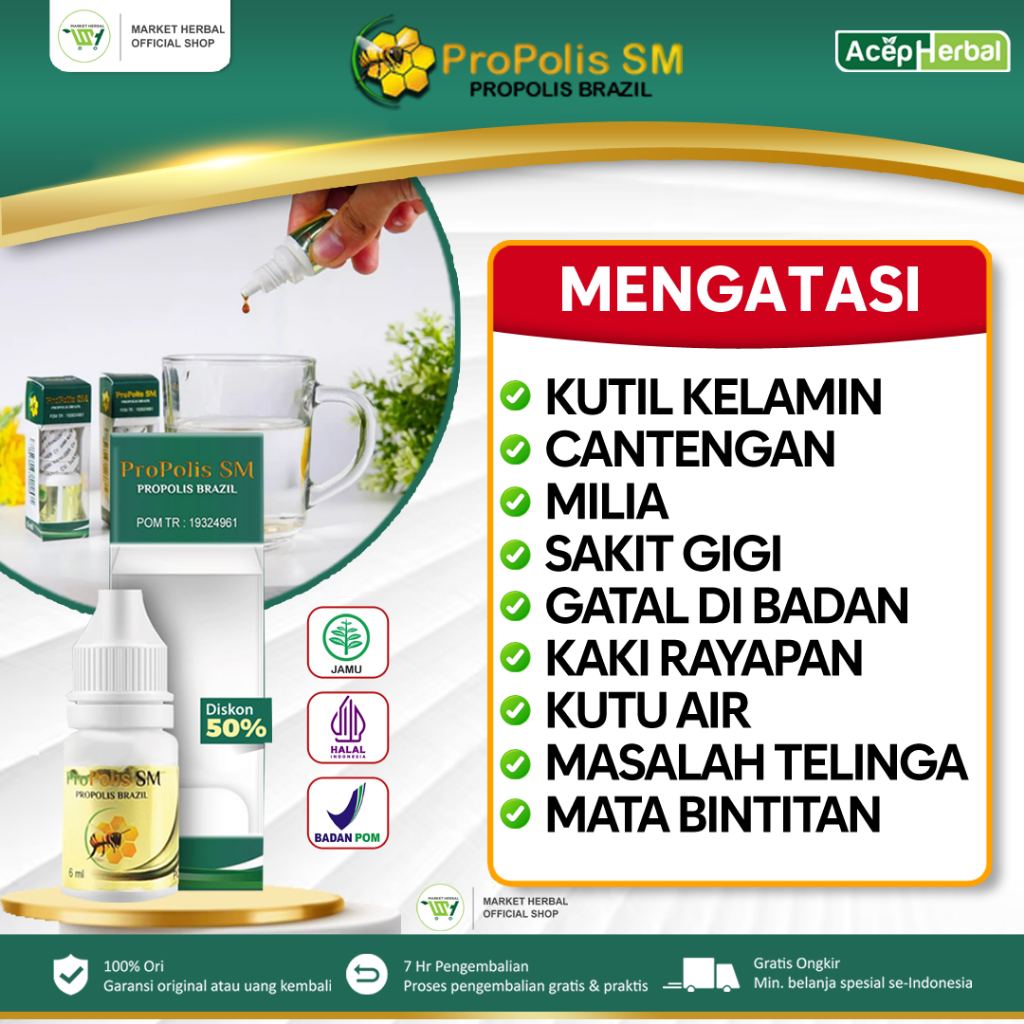 Jual Propolis SM Brazilian 100% Asli With Nano Technology Alami Tanpa ...