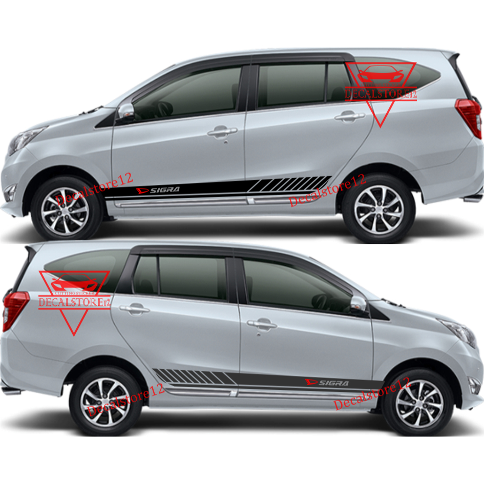Jual Stiker sticker mobil sigra calya stiker list mobil daihatsu sigra ...