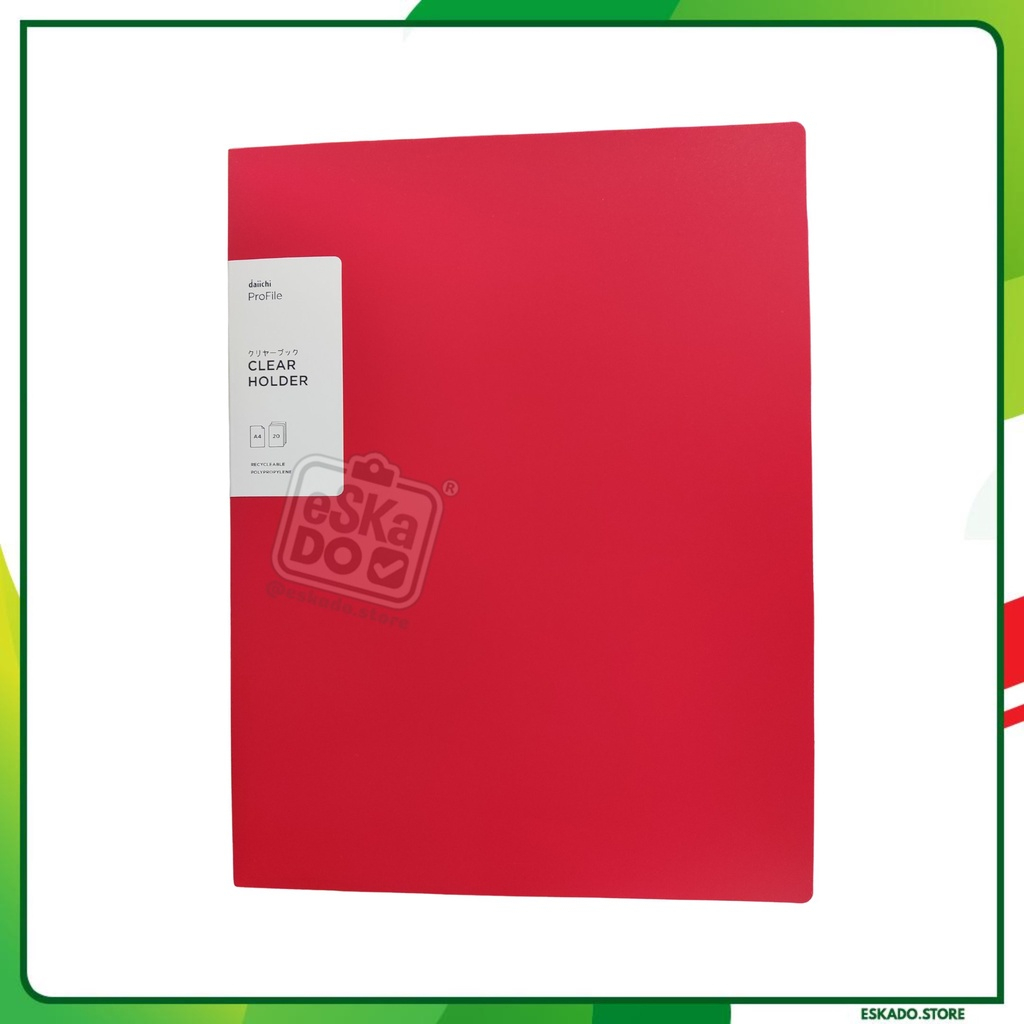 Jual Clear Holder / Display Book Daiichi F4 20/40/60/100 pockets ...