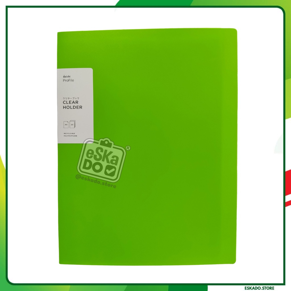 Jual Clear Holder / Display Book Daiichi F4 20/40/60/100 pockets ...
