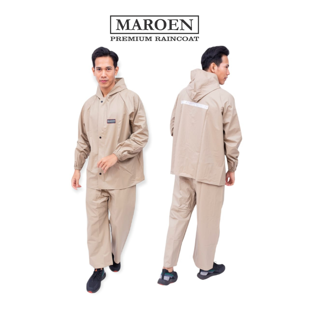 Jual RAINCOAT JAS HUJAN PREMIUM SETELAN PRIA WANITA BY MAROEN JAS HUJAN TEBAL ANTI REMBES BAHAN ...