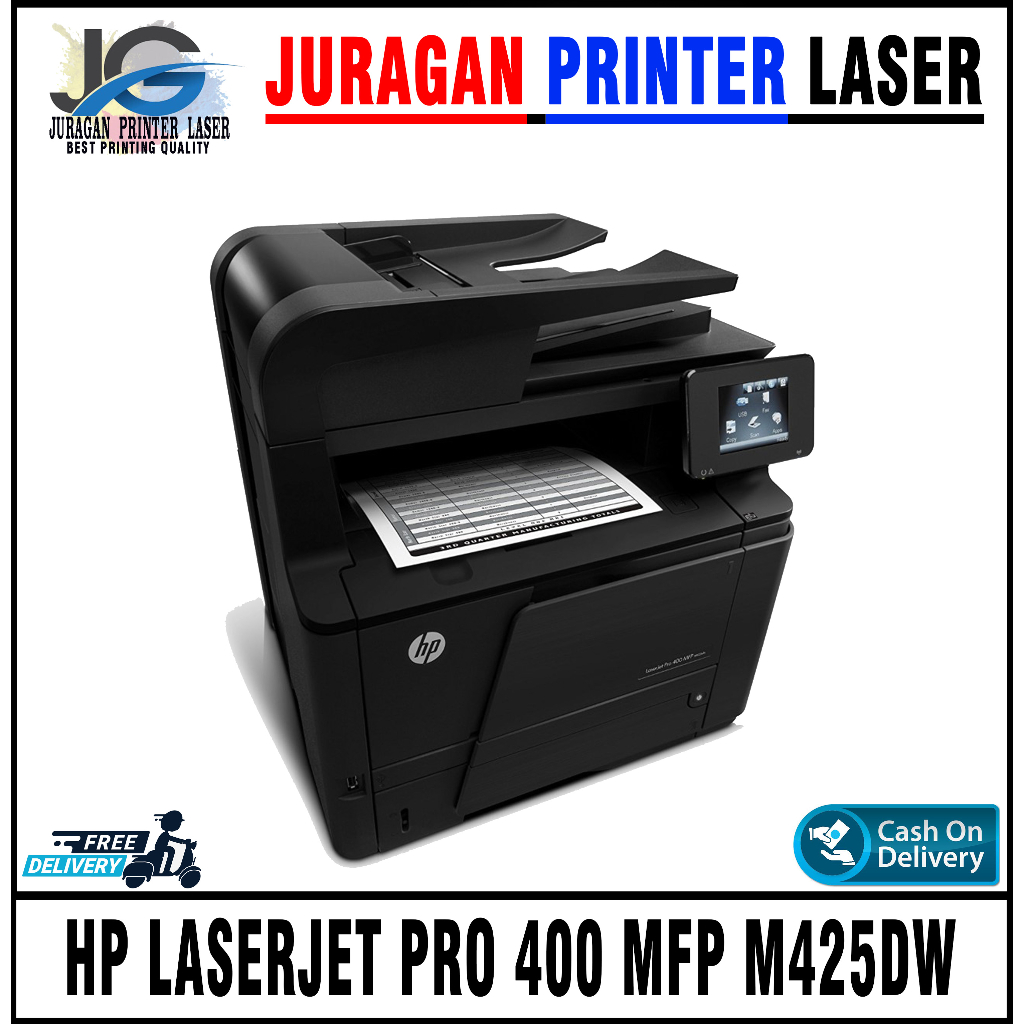 Jual Printer Hp LaserJet Pro 400 MFP M425dw | Shopee Indonesia