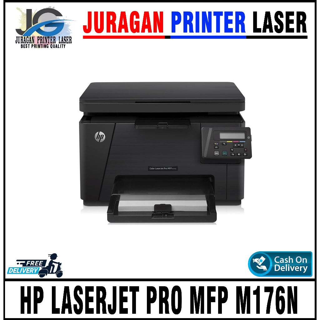 Jual Printer HP Color LaserJet Pro MFP M176n | Print,Scan,Copy warna A4 ...