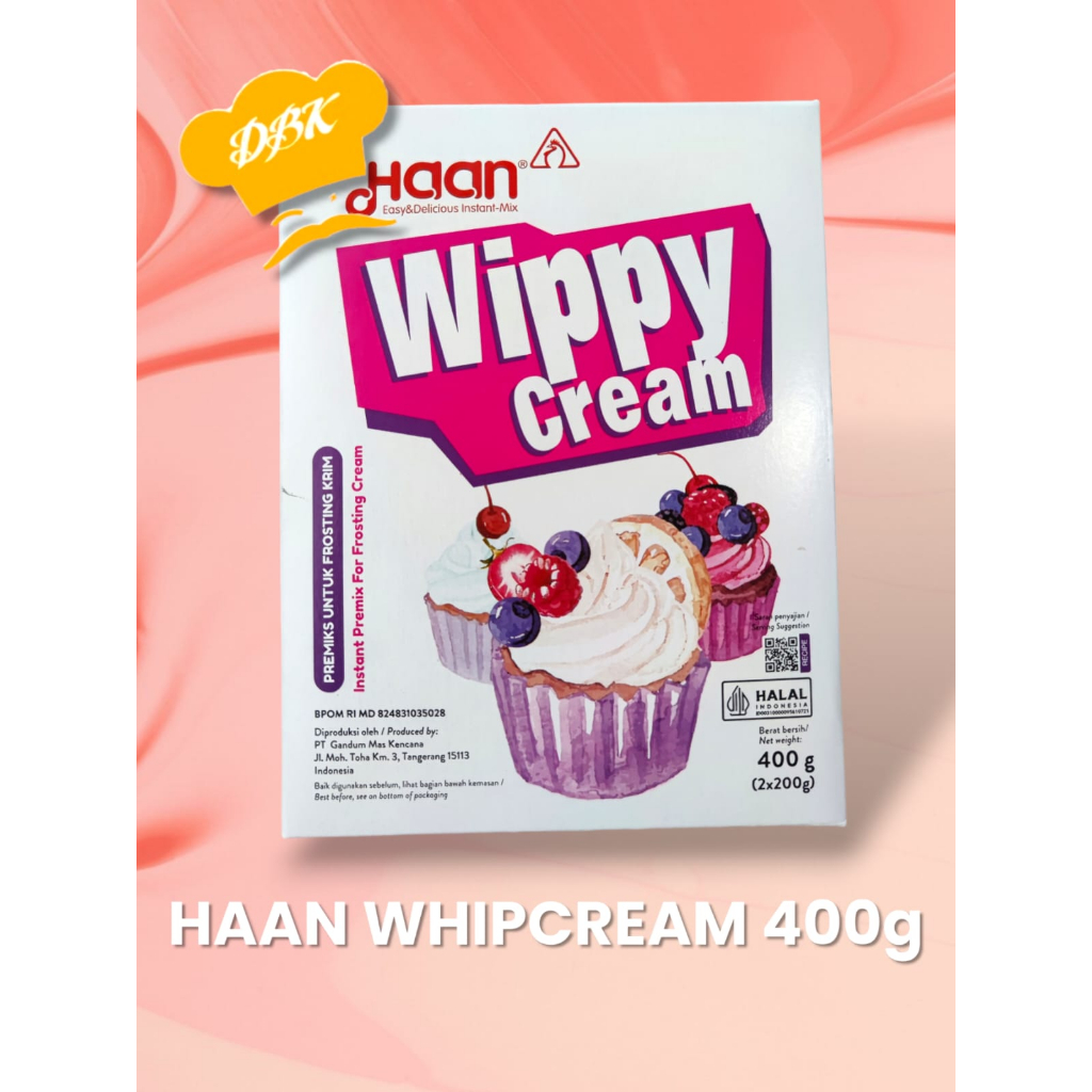 Jual Haan Whippy Cream 400gr whip cream | Shopee Indonesia