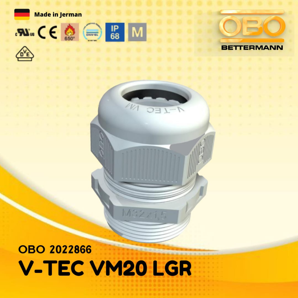 Jual OBO Cable Gland V-TEC VM20 LGR | Shopee Indonesia