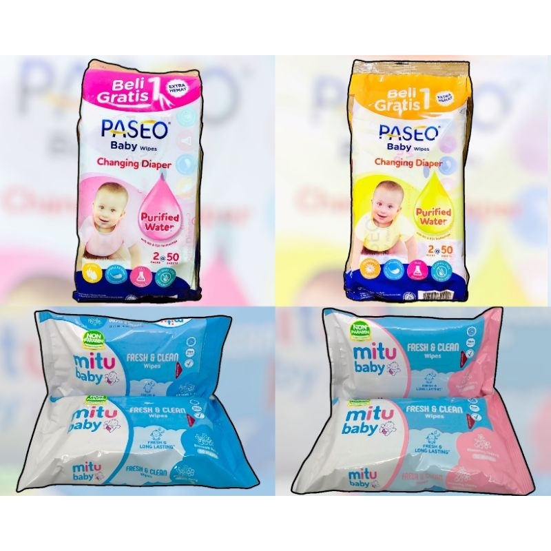 Jual Tissue Basah Mitu Baby Wipes 50s Blooming Cherry & Blossom Berry ...