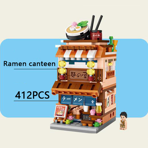 Jual DIY Puzzle Block Ramen Onsen Kimono Matcha - Mini Figure Cute Lucu ...