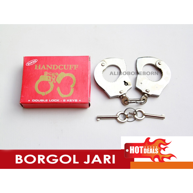 Jual Borgol Jari Besi Baja Mini Handcuff | Shopee Indonesia