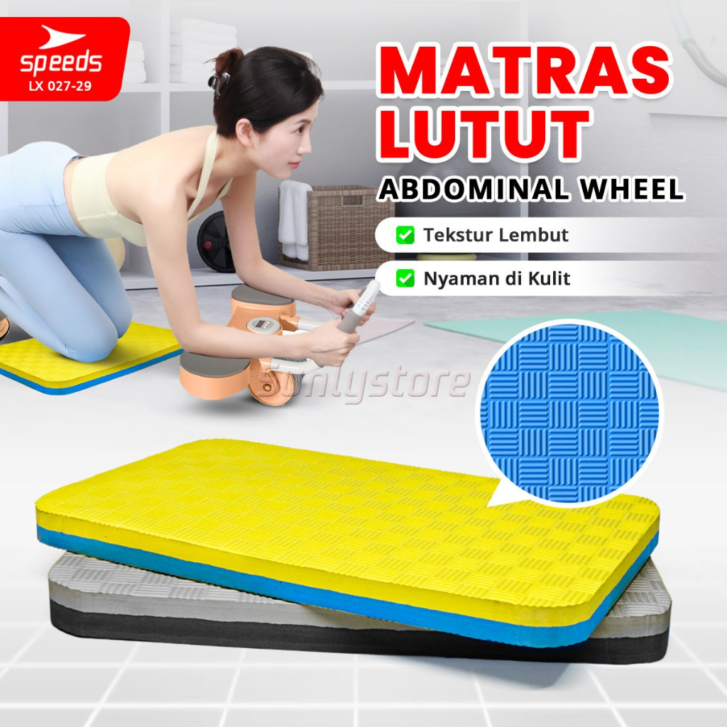 Jual SPEEDS Matras Lutut EVA Alas Ab Wheel Evamat Bantalan Ab Roller ...