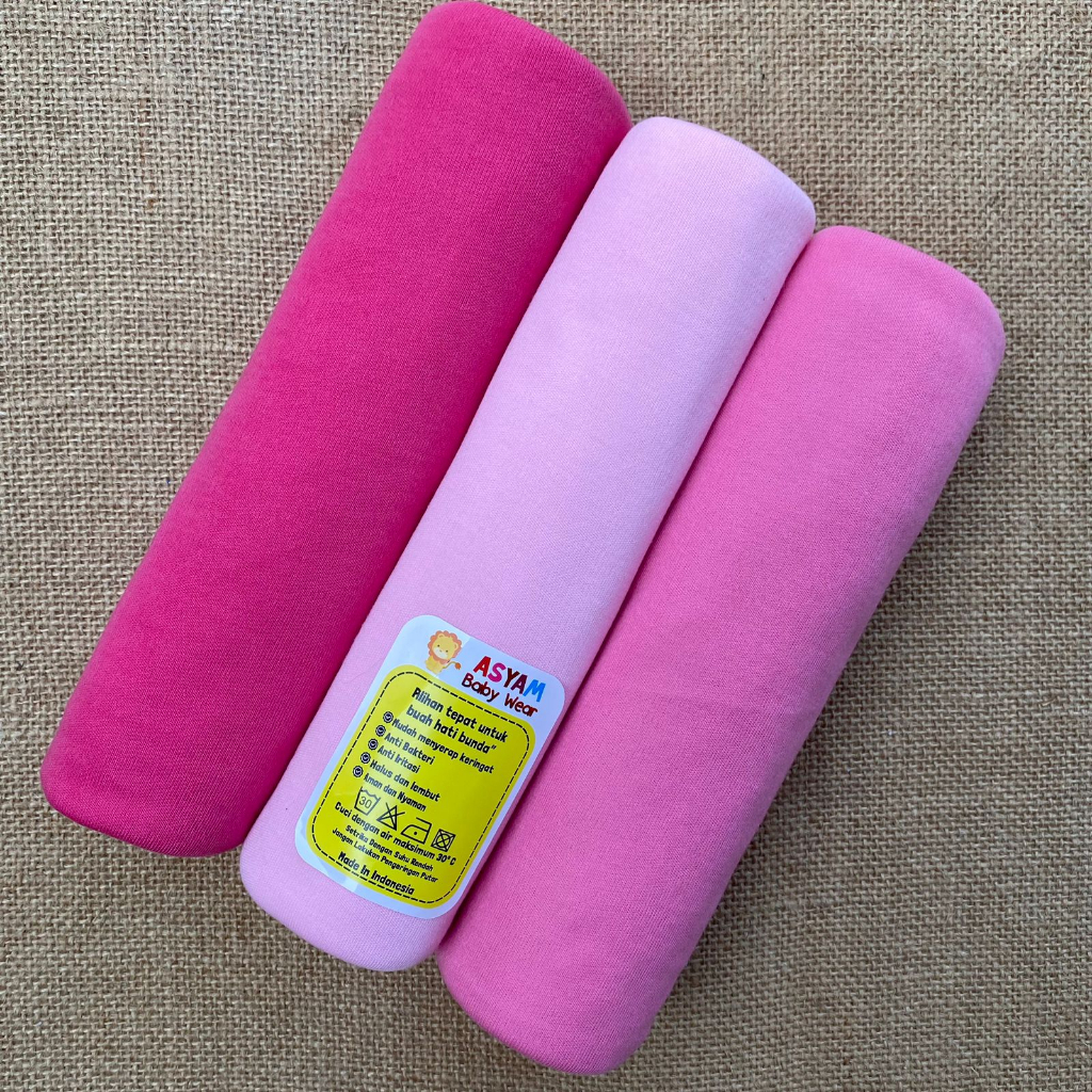 Jual 3 PCS Pernel Bayi Bedong Bayi Pink Asyam Baby Wear | Shopee Indonesia