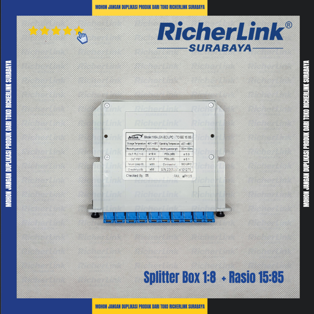 Jual JOLink Splitter Box 1:8 + Rasio | Shopee Indonesia