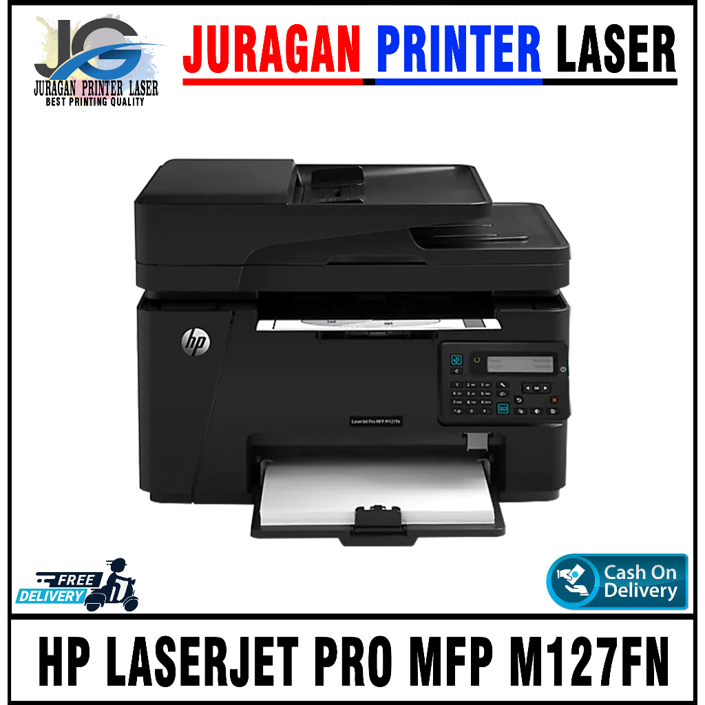 Jual Printer HP LaserJet Pro MFP M127fn A4 Multifungsi | Shopee Indonesia