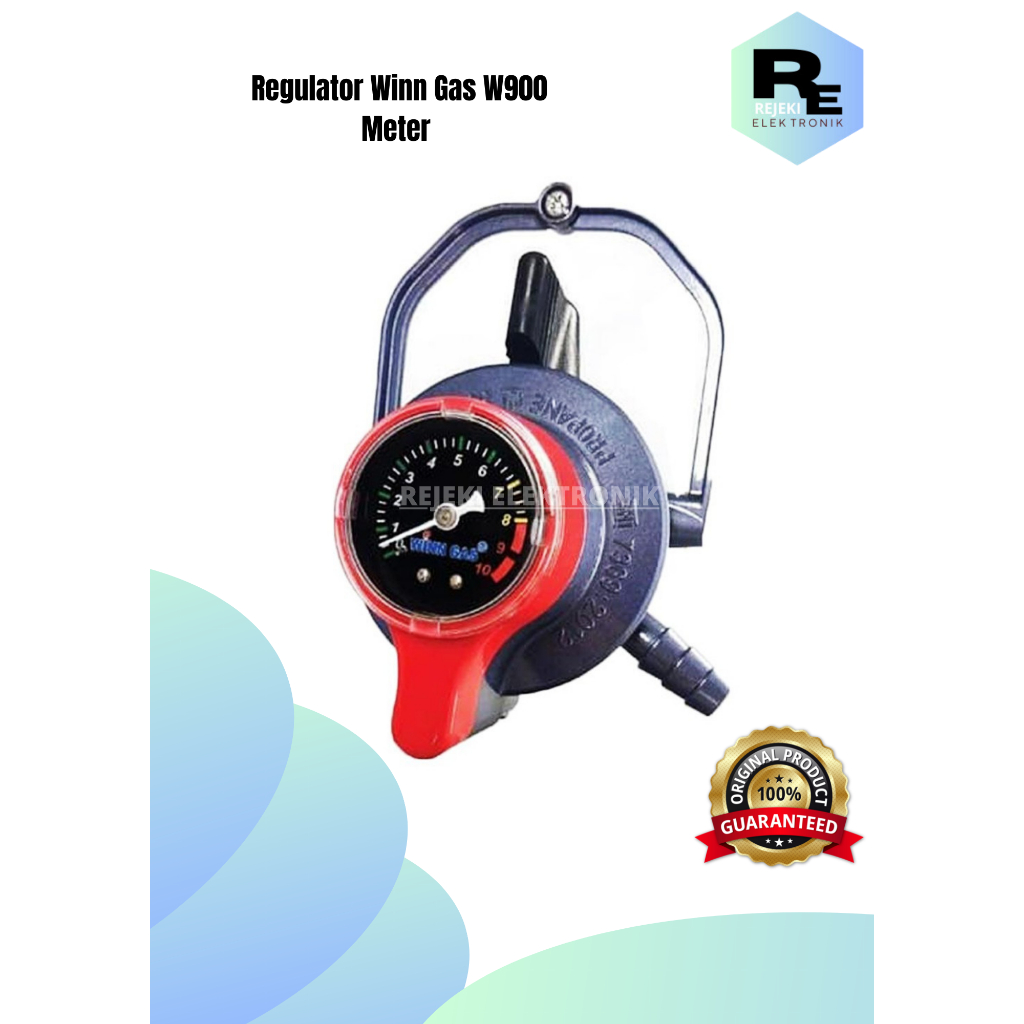Jual Regulator Winn Gas W900 Meter (Double Lock) W900M W 900M | Shopee ...