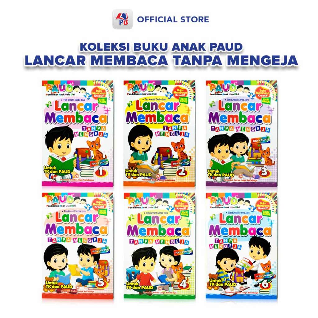 Jual Buku Belajar Membaca Anak TK PAUD / Lancar Membaca Tanpa Mengeja 1 ...