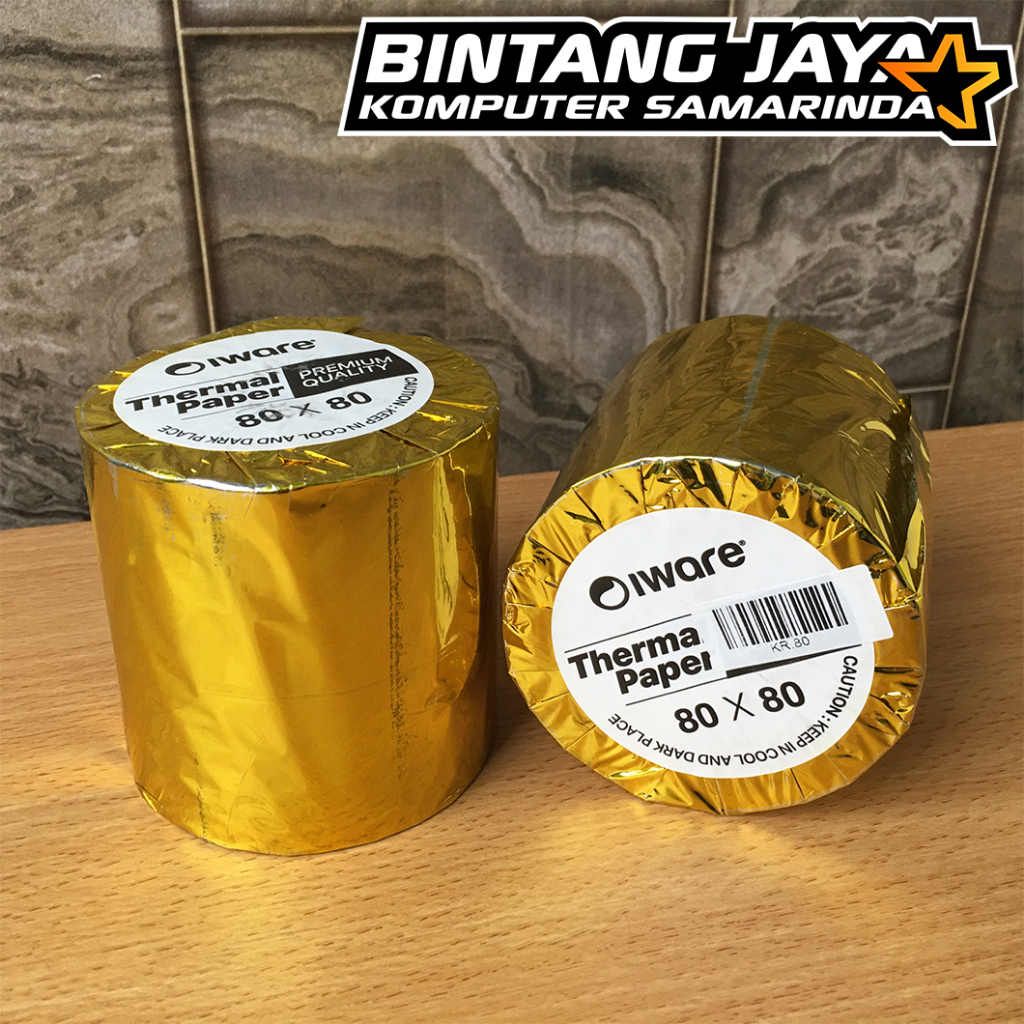 Jual Thermal Paper / Kertas Thermal Iware 80 x 80mm | Shopee Indonesia