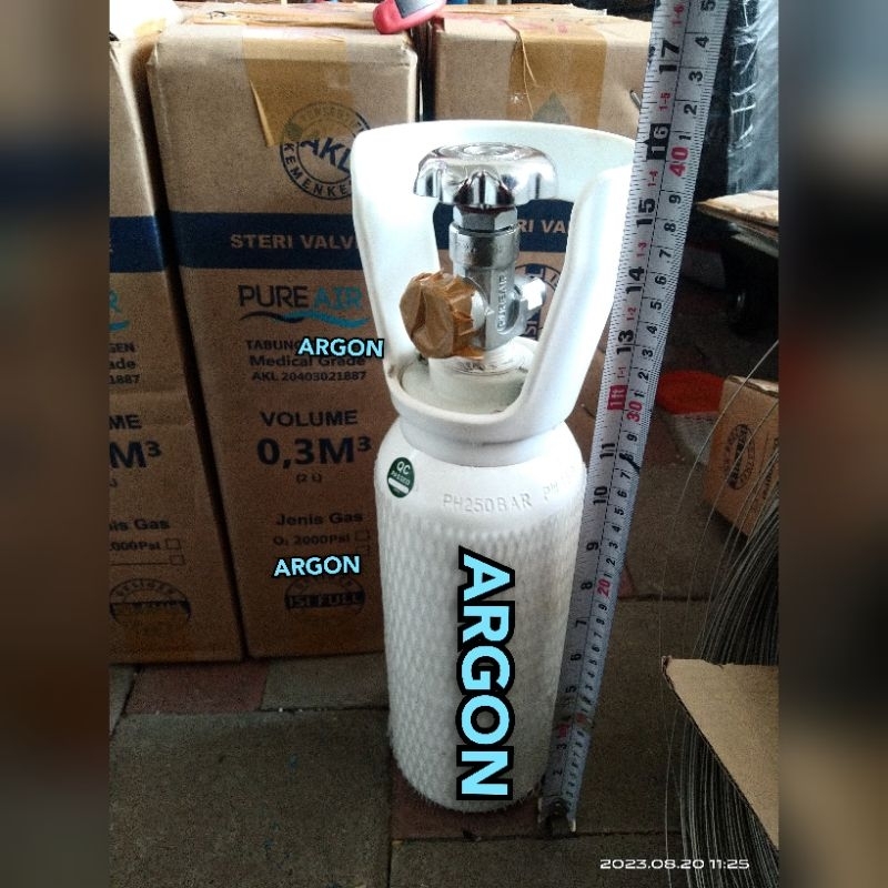 Jual Tabung argon 0,3m3 tinggi 40cm sudah isi argon | Shopee Indonesia