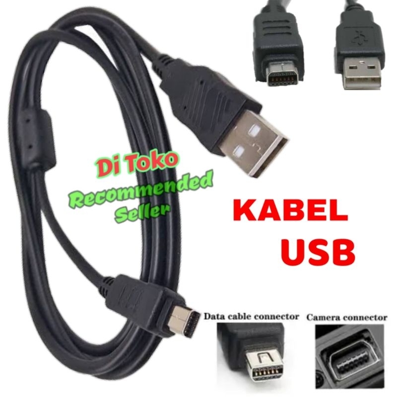 Jual READY - Kabel Data / Usb Cable For Kamera Olympus CB-USB5 / USB6 EM10 II EPL9 mju9000 ...
