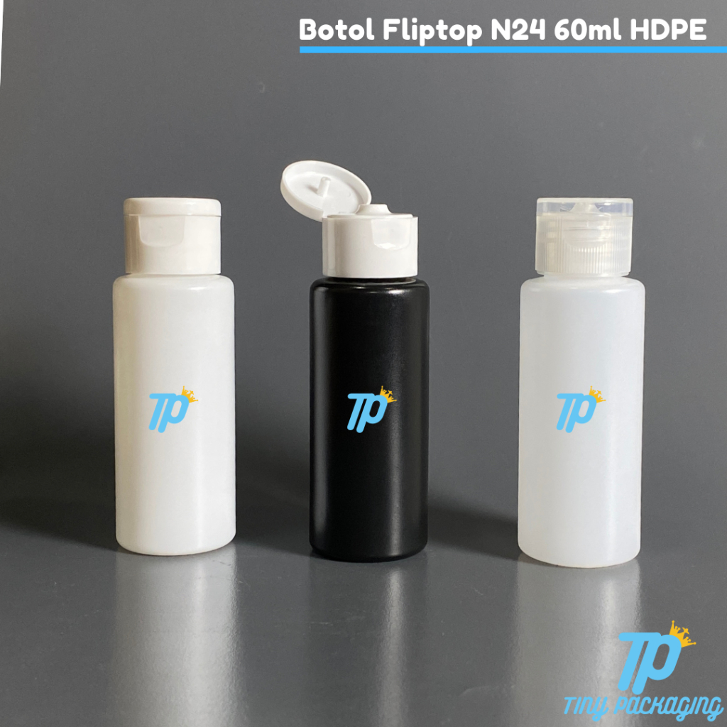 Jual Botol Fliptop 60 ml | Botol 60 ml Fliptop | Botol Fliptop 60 ml | Shopee Indonesia
